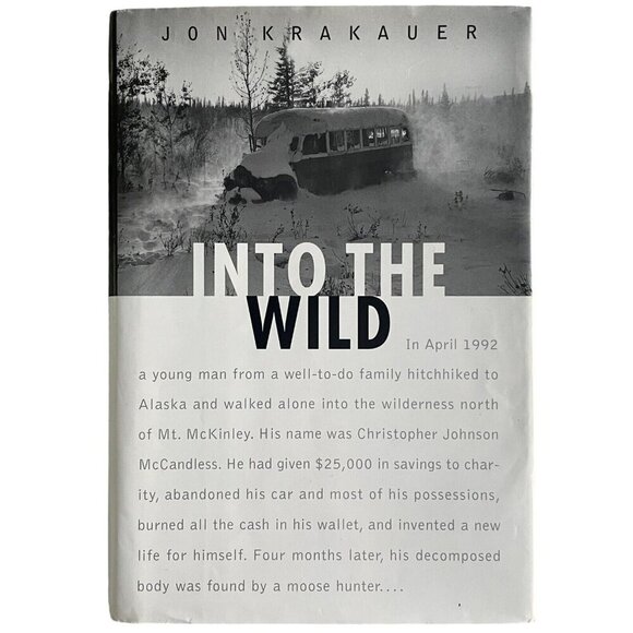 Other | Into The Wild Hardcover Book Jon Krakauer Adventure Nomadic ...